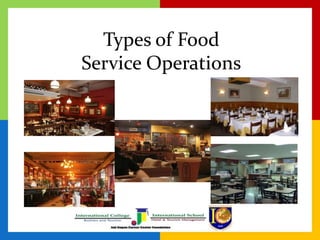 Sectors of f&b industry (week2) | PPT