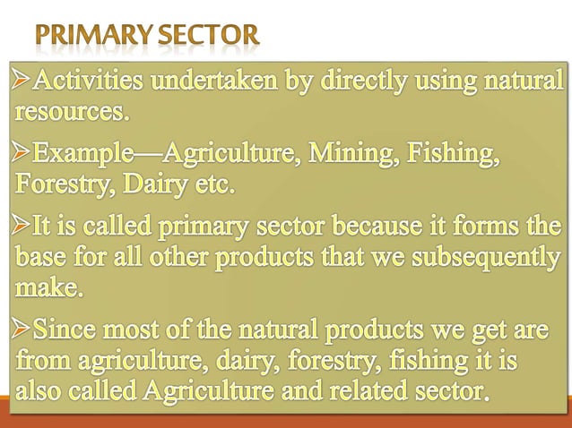 Sectors of indian economy class 10 | PPTX