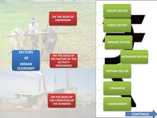 Sectors of indian economy | PPTX