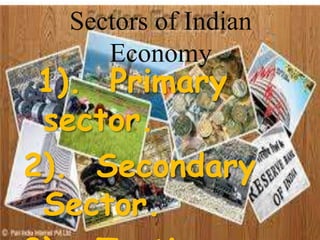 Sectors of indian economy | PPTX