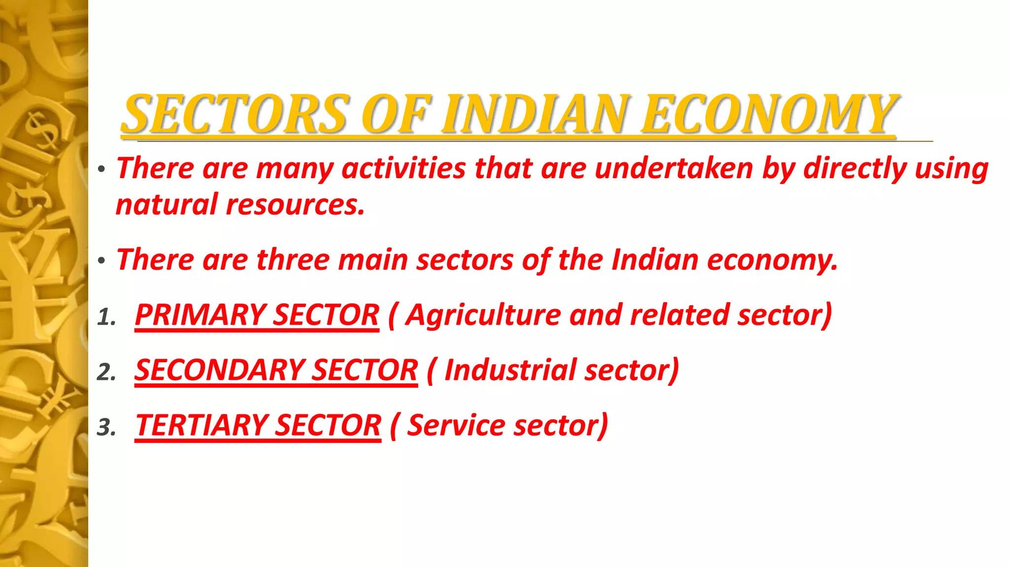Class 10 Economics Chapter 2 Sectors of Indian Economy | PDF