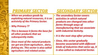 Class 10 Economics Chapter 2 Sectors of Indian Economy | PDF