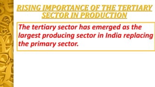 Class 10 Economics Chapter 2 Sectors of Indian Economy | PPTX
