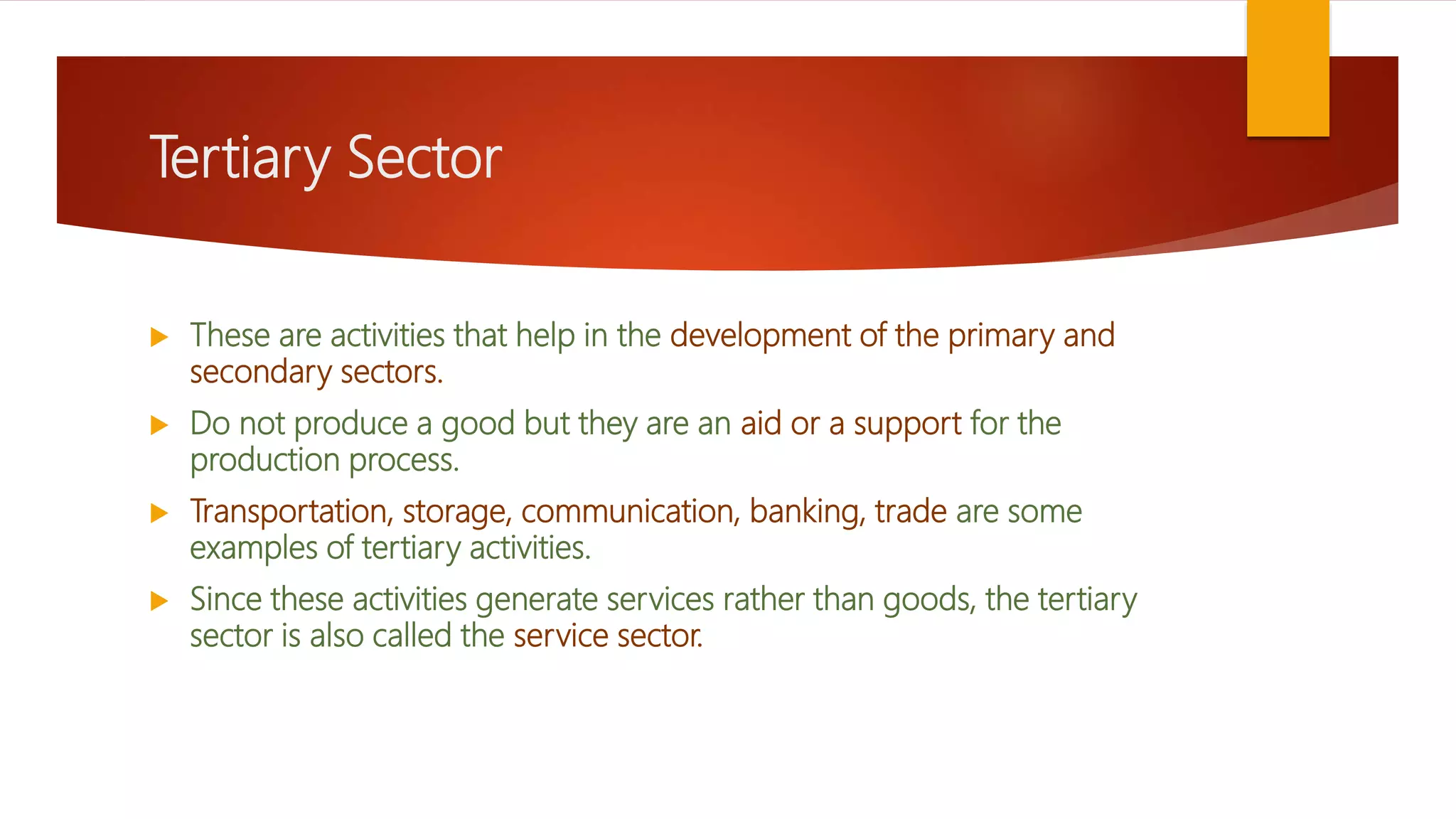Sectors of the indian economy | PPTX