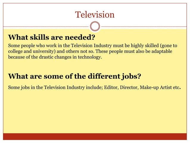 Sectors of the media industry | PPTX | Video Production | Content ...