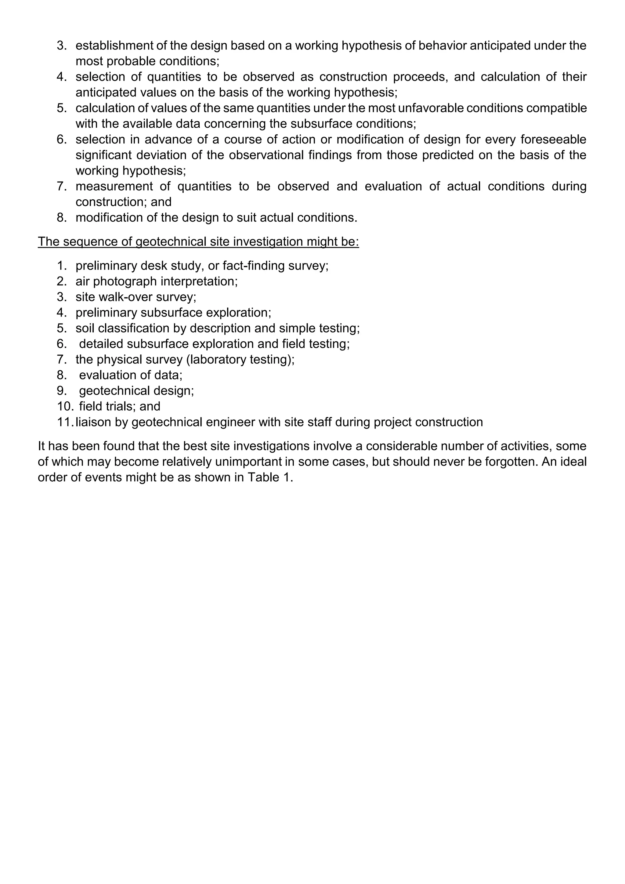 Geotechnical site investigation | PDF