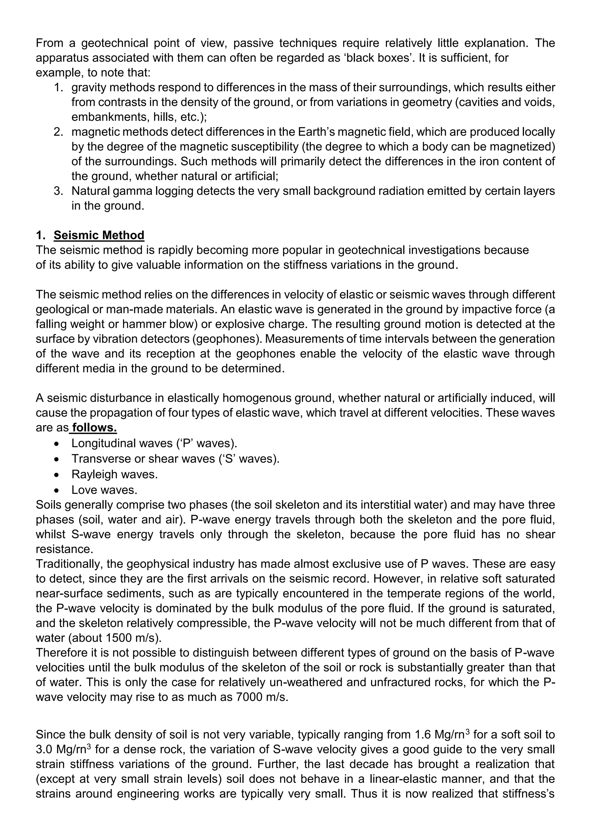Geotechnical site investigation | PDF | Civil Engineering Industry | Industries