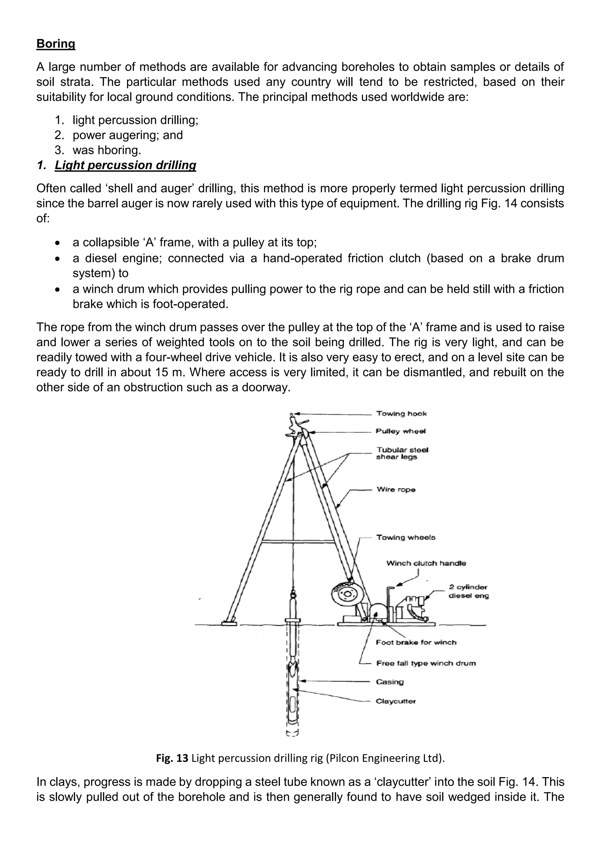 Geotechnical site investigation | PDF