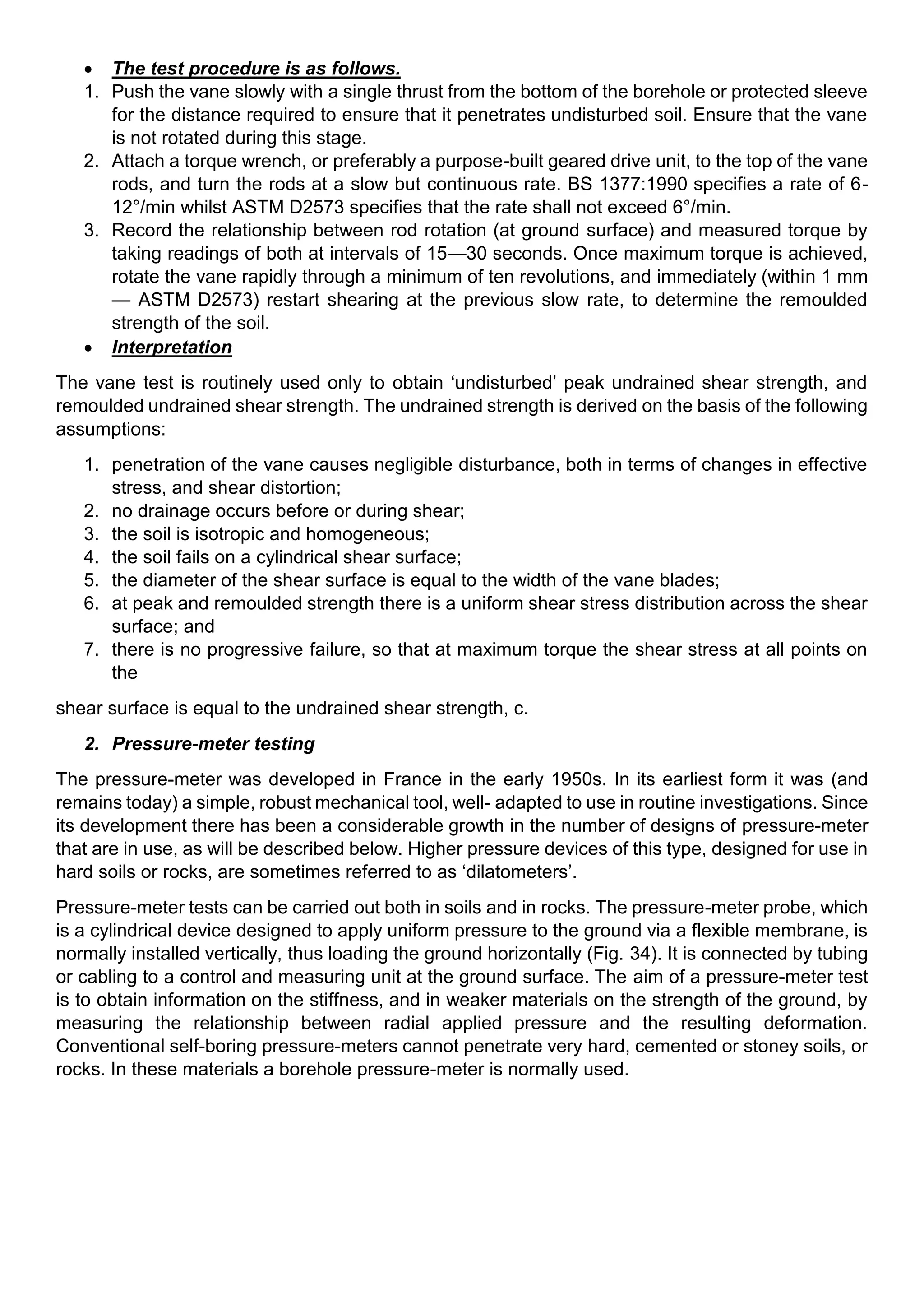 Geotechnical site investigation | PDF