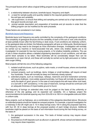 Geotechnical site investigation | PDF