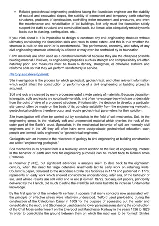 Geotechnical site investigation | PDF