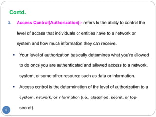 Computer Security Chapter 1 | PPTX