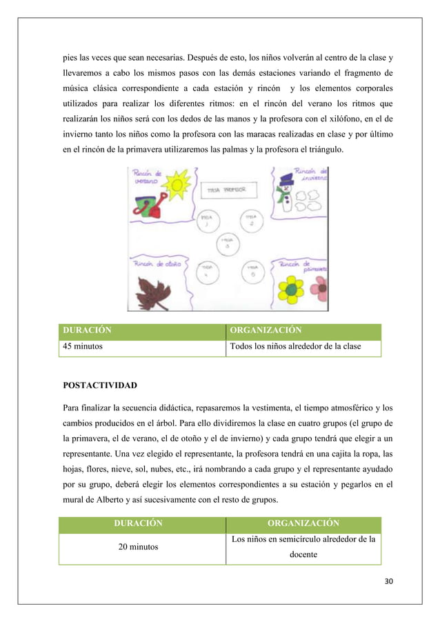 Secuencia Didáctica - Las cuatro estaciones | PDF