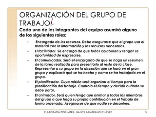 Secuencia Didactica Aprendizaje Cooperativo | PPT