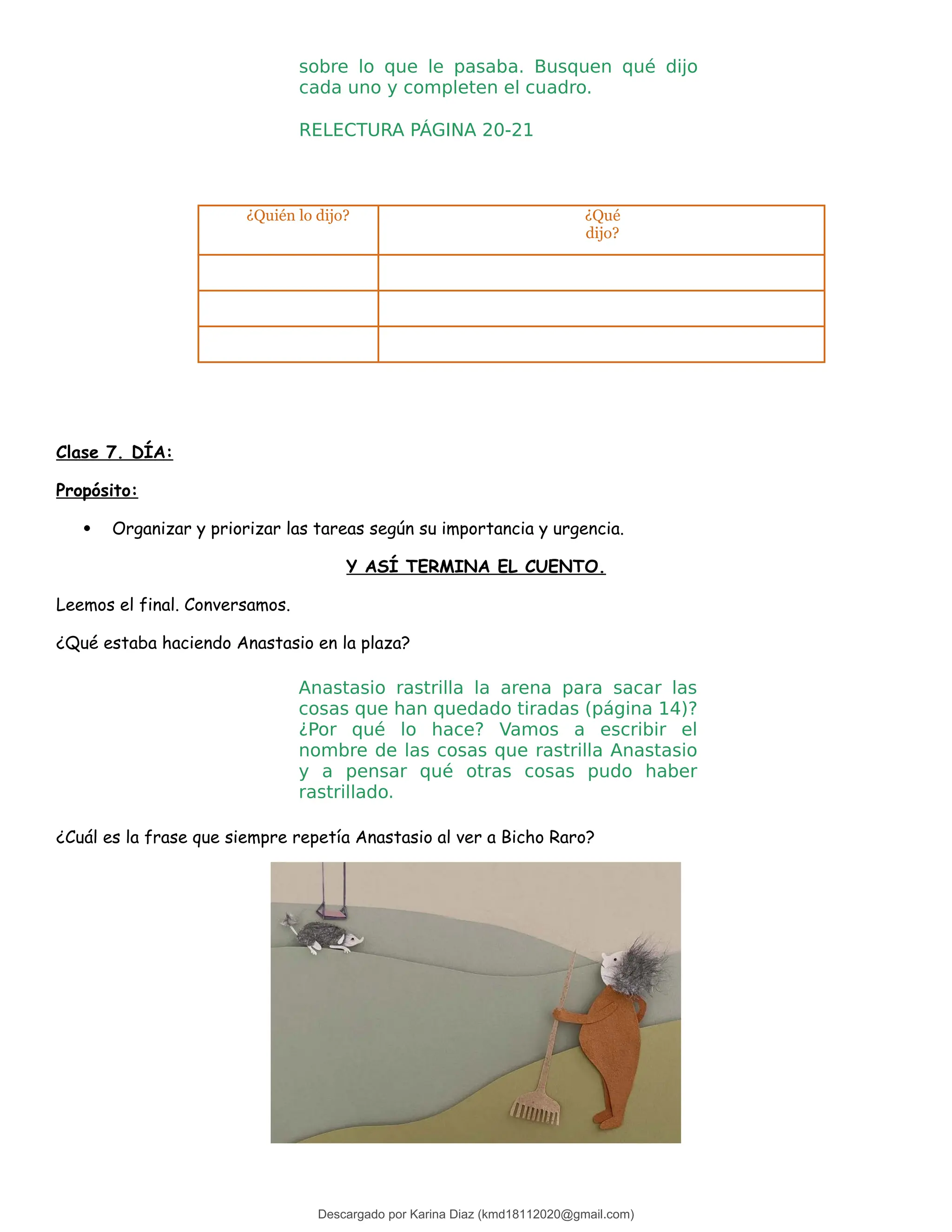 secuencia didactica bicho raro de lengua | PDF