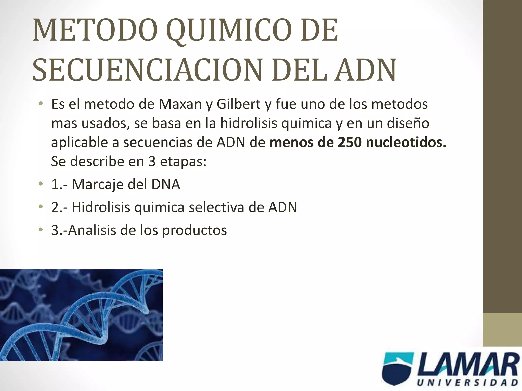 Secuenciacion de adn | PPTX