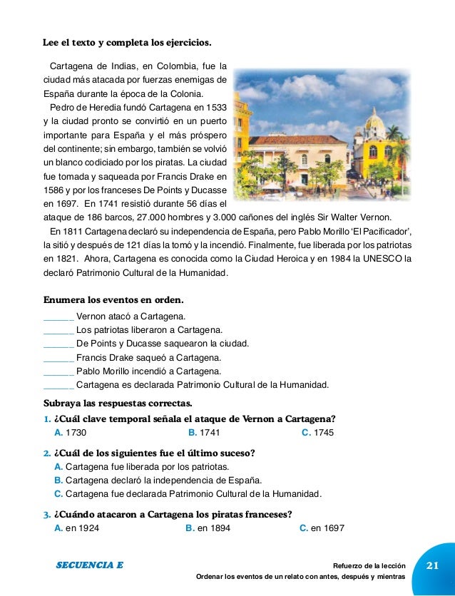 Secuencia de eventos