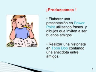 Secuencia didactica (Amistad) | PPT
