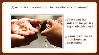 Secuencia didactica bodas | PPTX