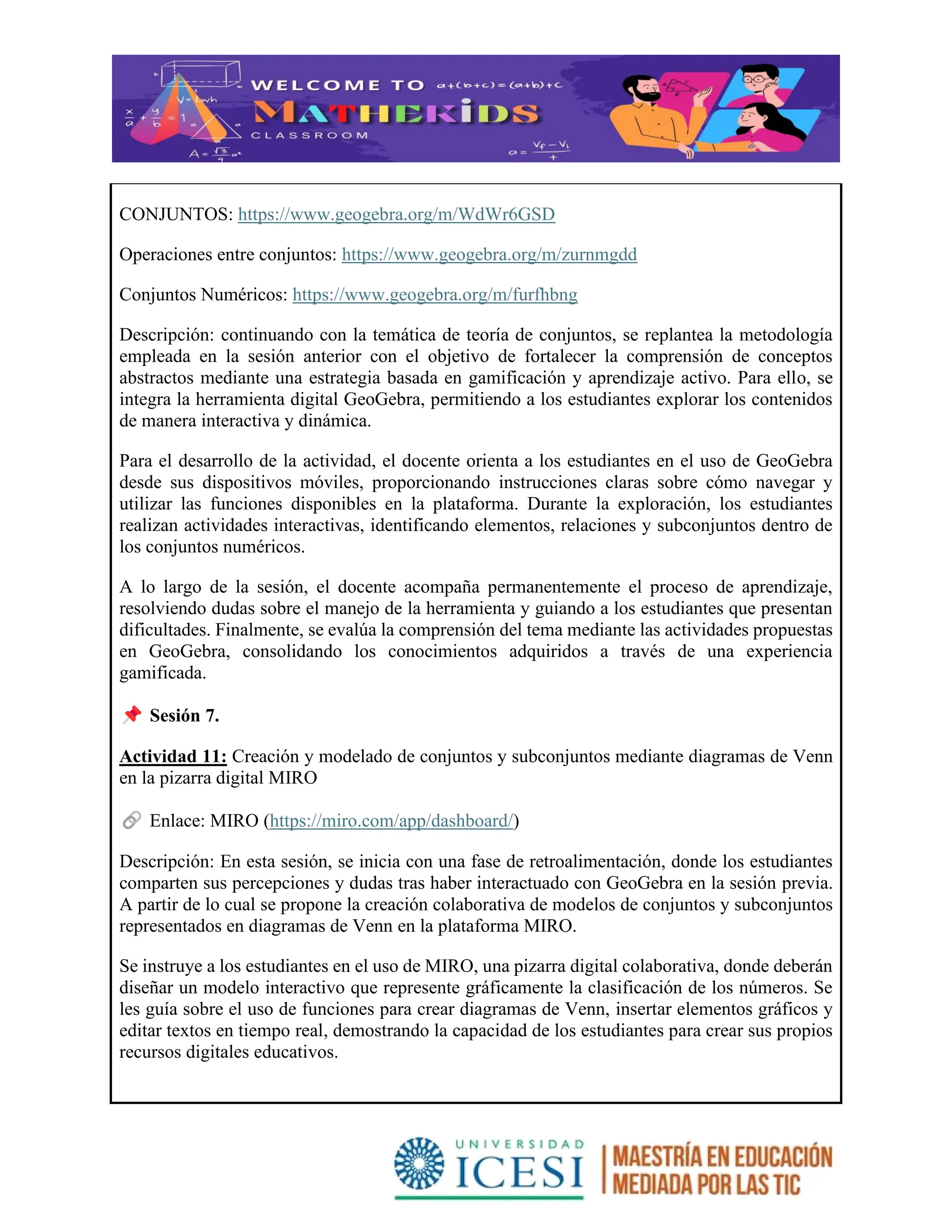 🚀 Secuencia didáctica Integración TIC en las matemáticas de cuarto ...