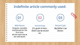 SECUENCIA FORMATIVA N° 8 - DEFINITE AND INDEFINITE ARTICLE.pptx