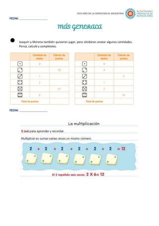SECUENCIA MULTIPLICACION Y DIVISION para 3 grado | PDF
