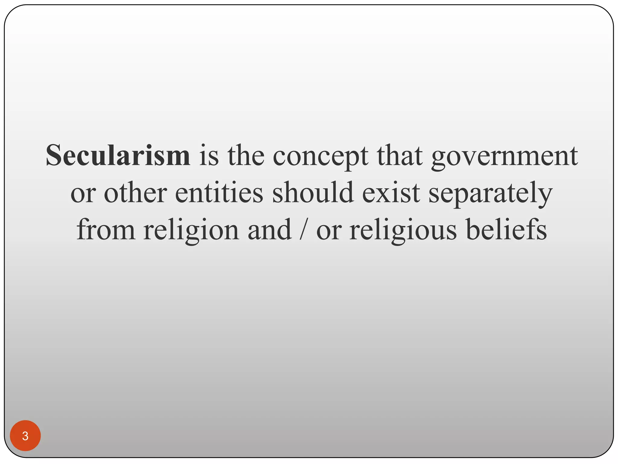 Secularism-international perspective | PPT
