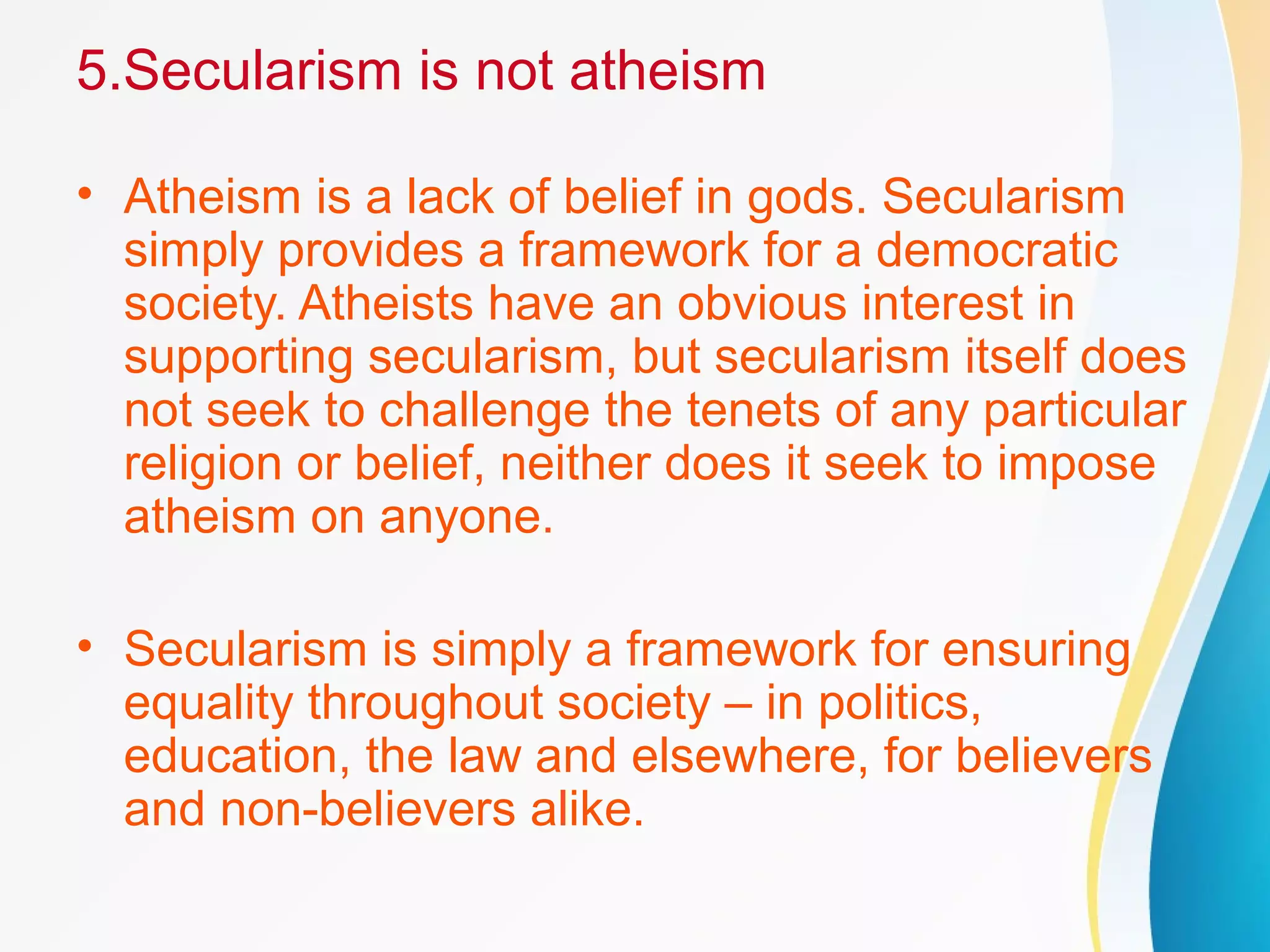 Secularism | PPT