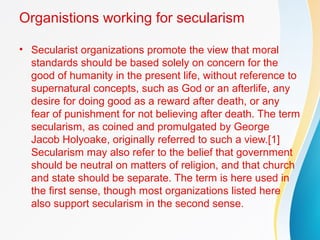 Secularism | PPT