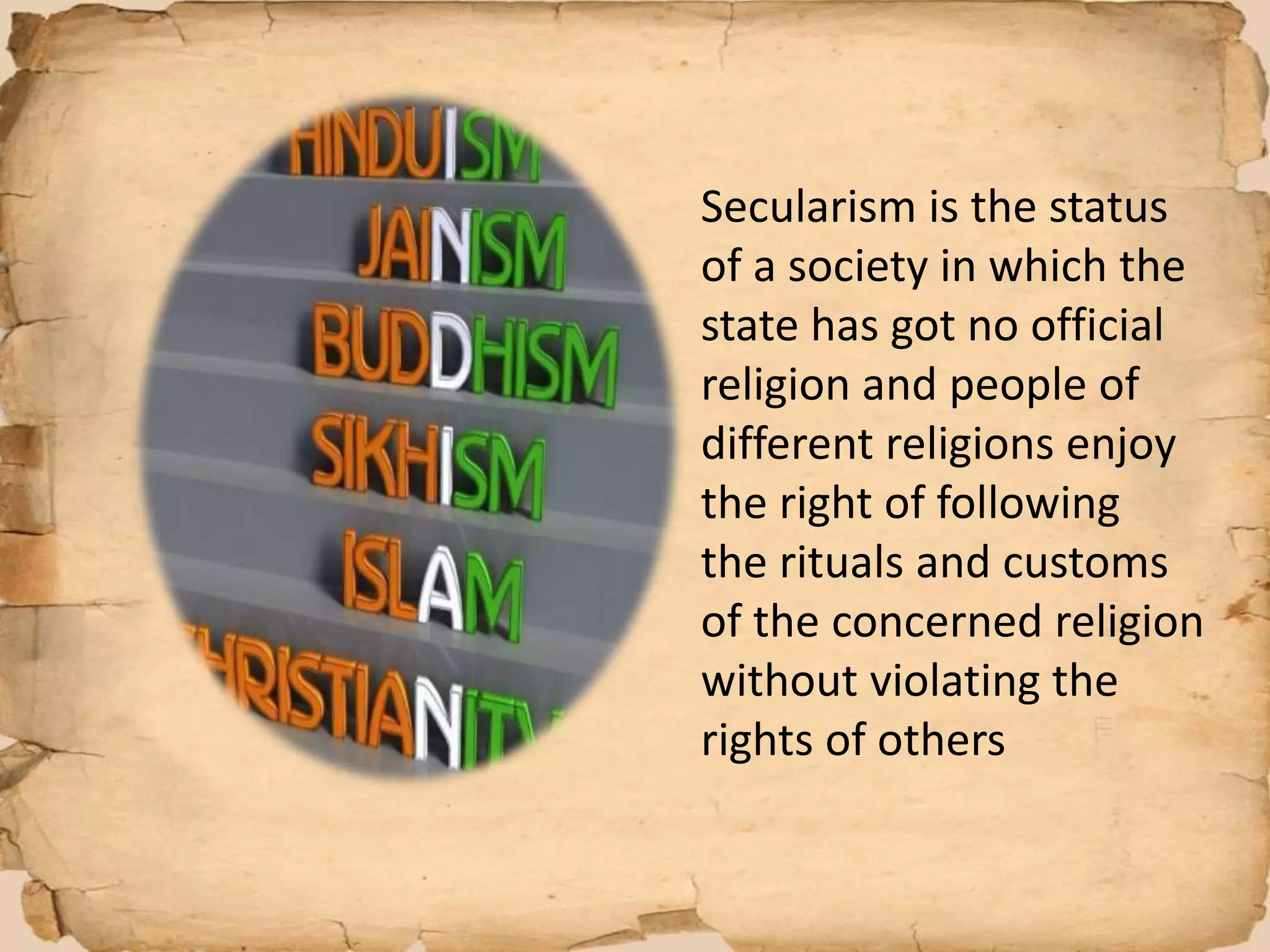 Secularism | PPTX