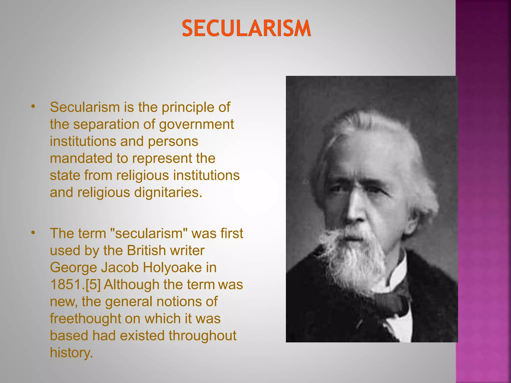 Secularism | PPTX