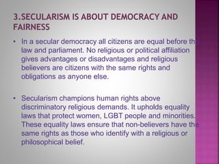Secularism | PPTX