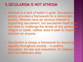 Secularism | PPTX