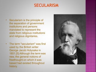Secularism | PPTX