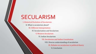 Secularism: "What does it really mean"? | PPTX