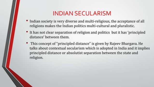 Secularism: "What does it really mean"? | PPT