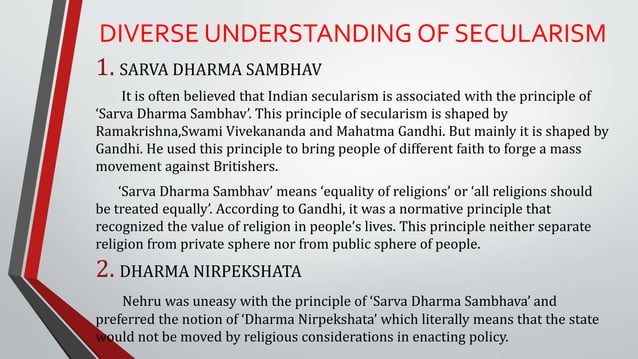 Secularism: "What does it really mean"? | PPT