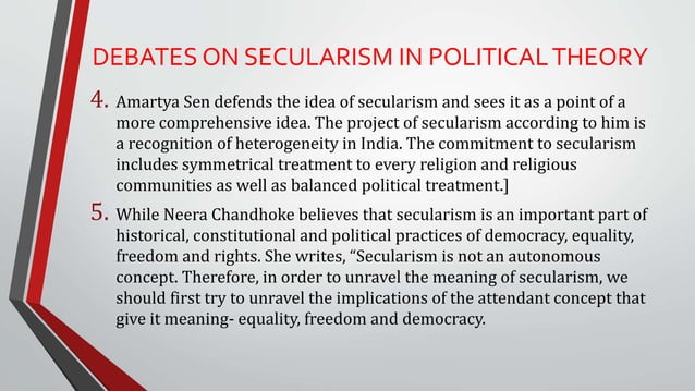 Secularism: "What does it really mean"? | PPT