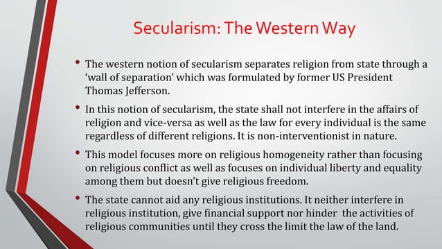 Secularism: "What does it really mean"? | PPT