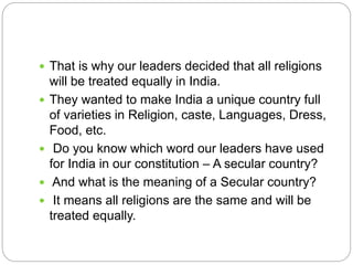 Grade 8 Unit 2 Understanding Secularism | PPT