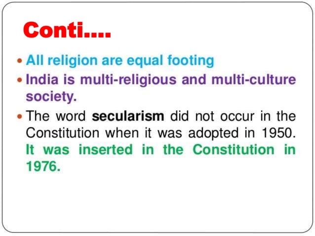 Grade 8 Unit 2 Understanding Secularism | PPT