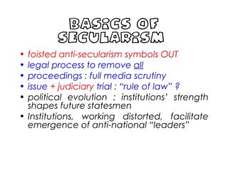Secularism... how 29 11-2004 | PPT