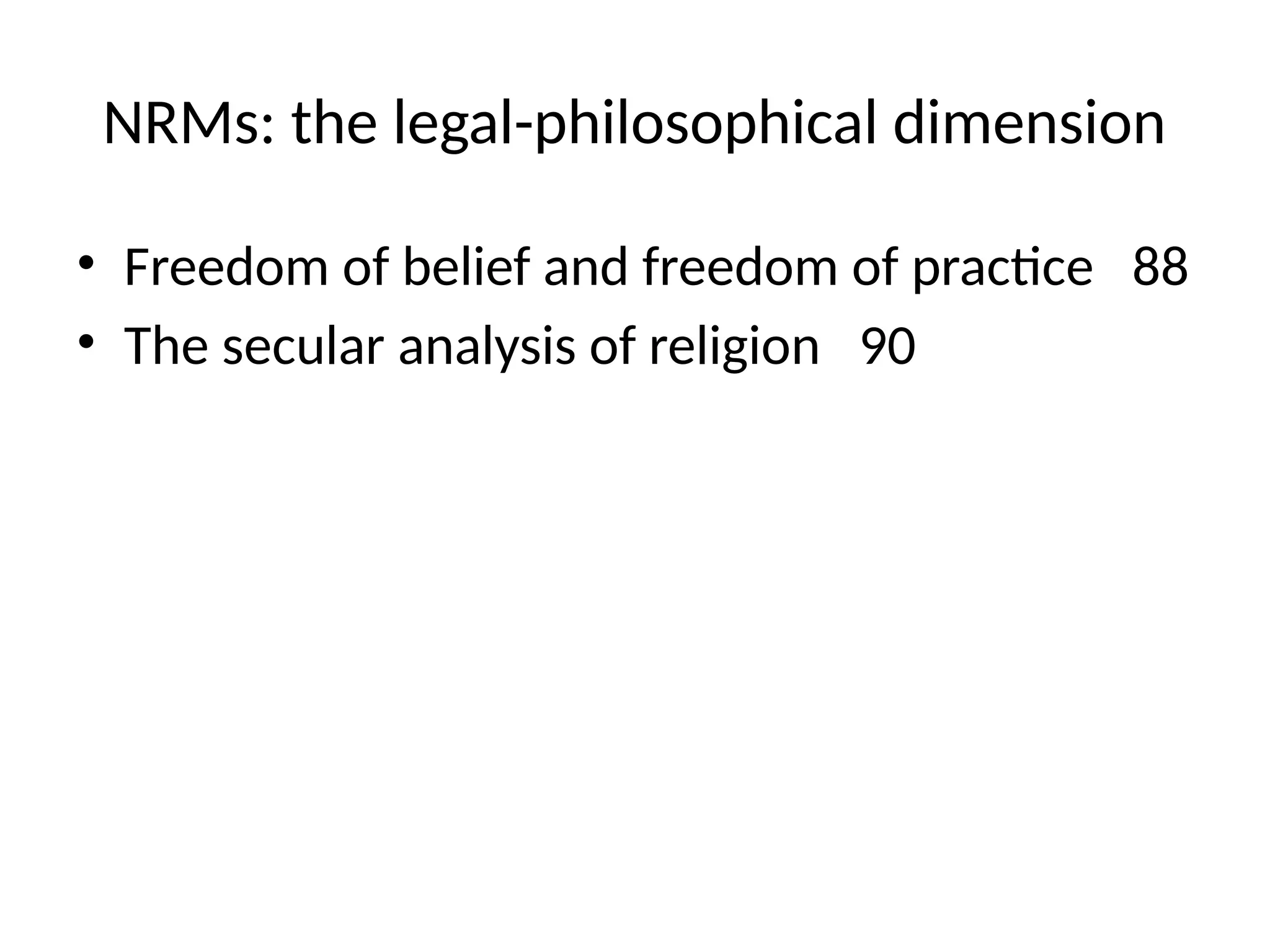 Secularism Threatened Emerging New Religious Movements in Ethiopia and ...