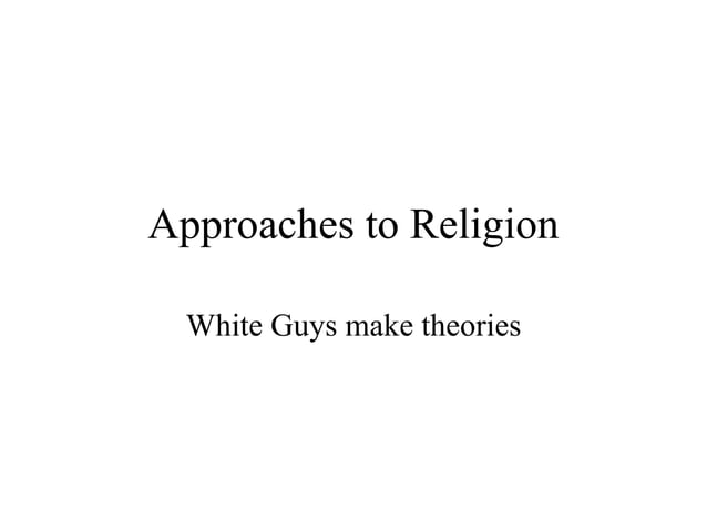 Secularization sociology | PPT