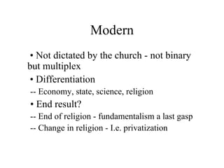 Secularization sociology | PPT