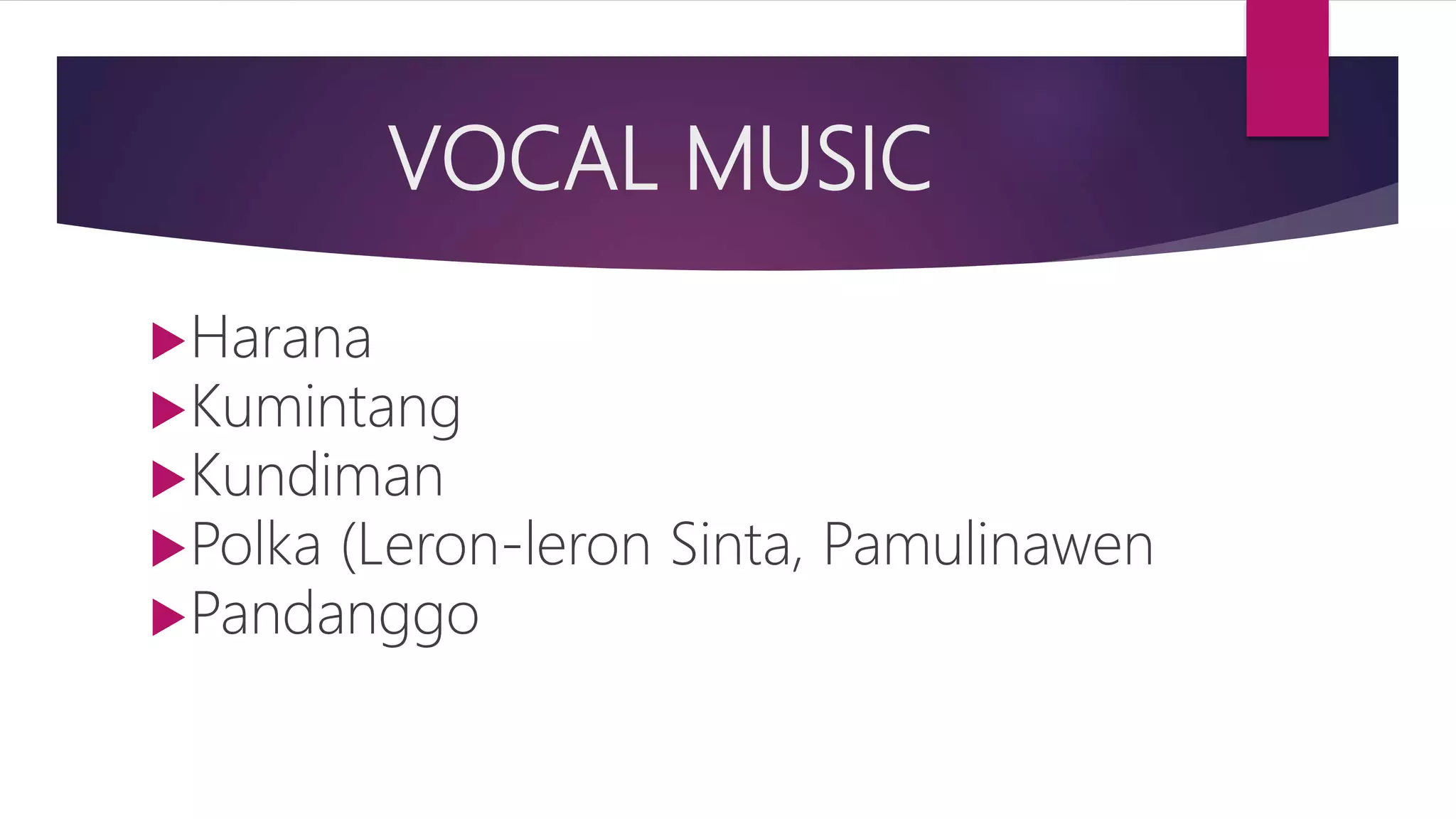 Secular music with spanish influence | PPTX