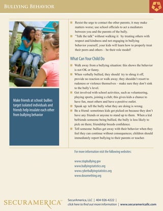SecurAlert September 2014 - Bullying | PDF