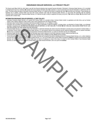 Endurance Secure Coverage Plan | PDF | Motor Insurance | Insurance