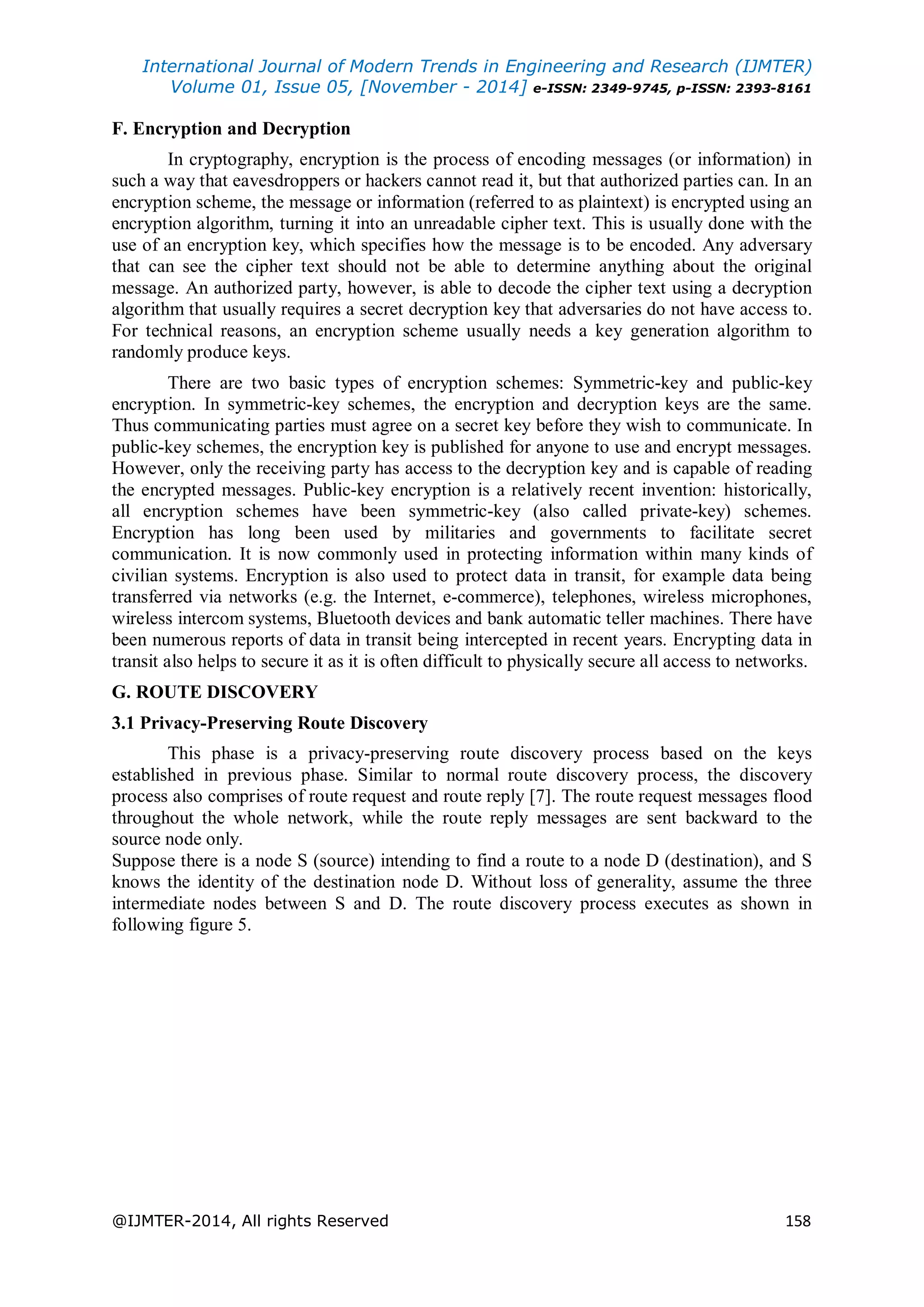 Secure Adhoc Routing Protocol For Privacy Reservation Pdf Computer Networking Computing