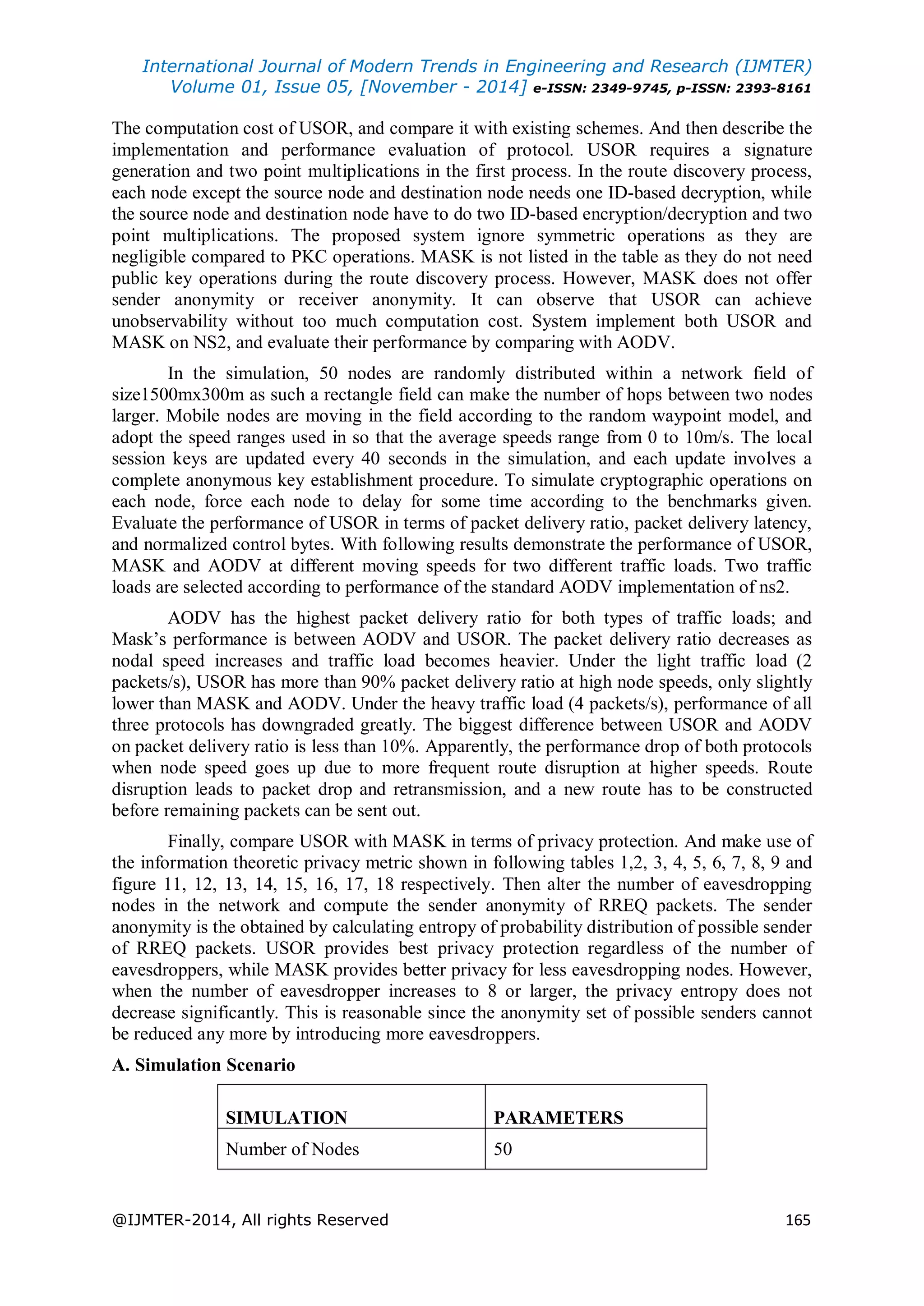 Secure Adhoc Routing Protocol For Privacy Reservation Pdf Computer Networking Computing